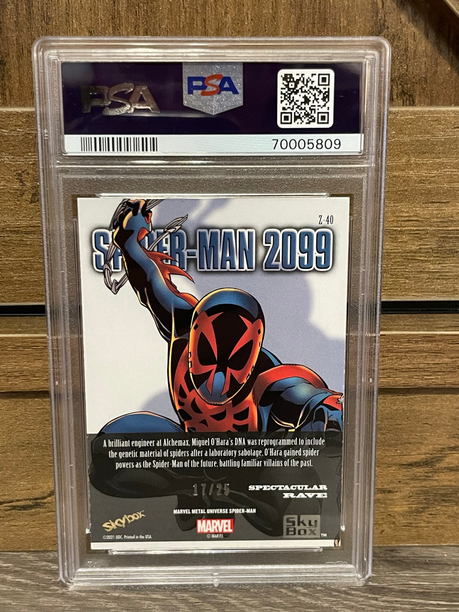 2022 Marvel Metal Universe Spider-Man Z-Force Rave Z40 Spider-Man 2099 ...